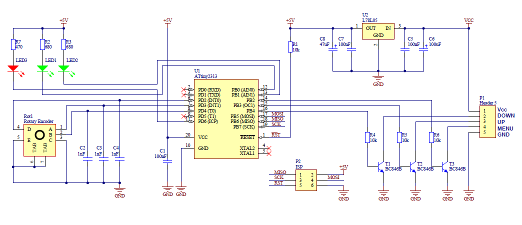 Rotary Encoder for ATS Transceivers